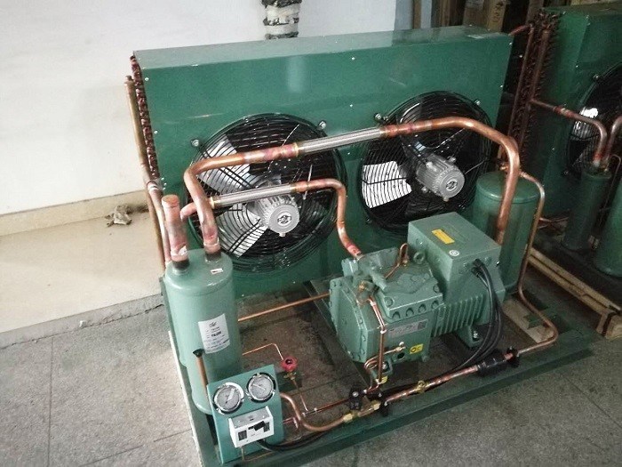 Bitzer Type Compressor Air Cooled Condensing Unit For Refrigeration ...