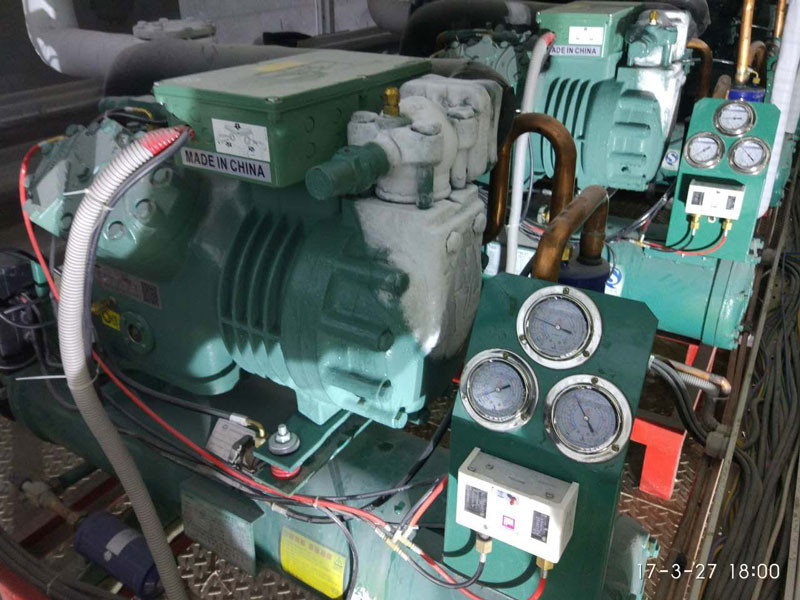 Medicine Cold Storage Refrigeration Units , Semi Hermetic 40 HP ...